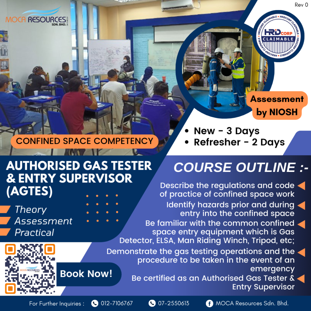AUTHORISED GAS TESTER & ENTRY SUPERVISOR (NEW) - AGTES - MOCA Resources