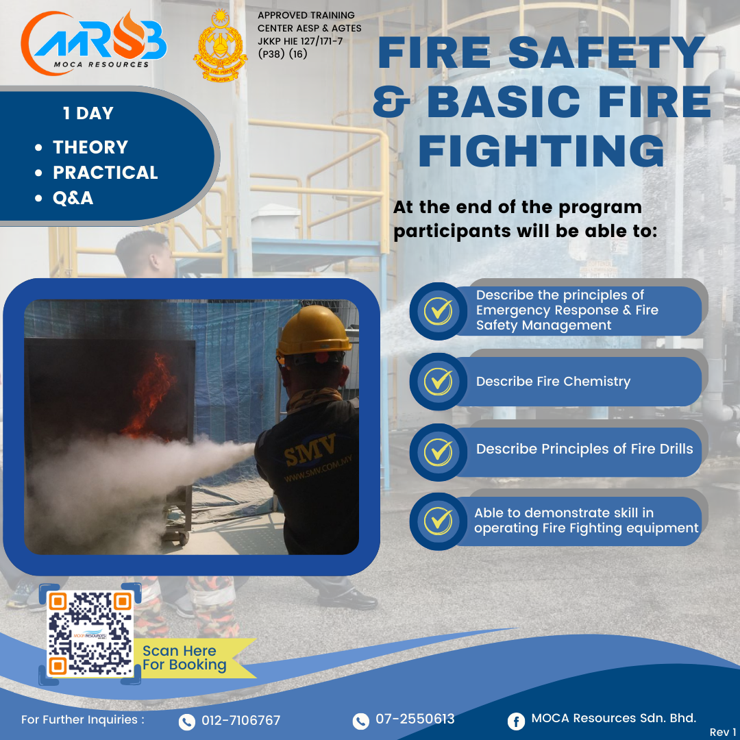 FIRE SAFETY & BASIC FIRE FIGHTING - MOCA Resources Sdn Bhd