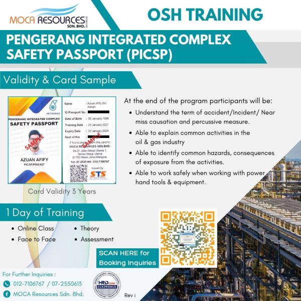 PENGERANG INTEGRATED COMPLEX SAFETY PASSPORT - MOCA Resources